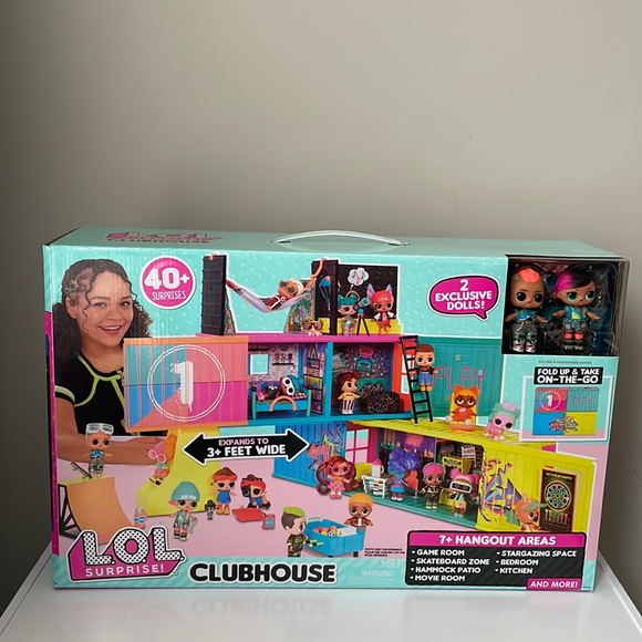 MGA | Toys | Lol Surprise Clubhouse Playset 4 Pieces 2 Exclusive Tots ...